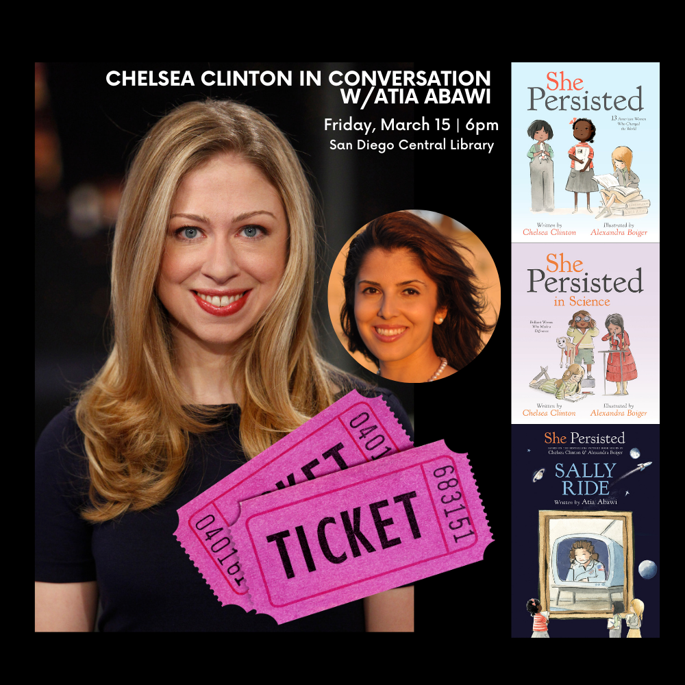STANDING ROOM ONLY TICKET - SHE PERSISTED: CHELSEA CLINTON (3.15.24 ...